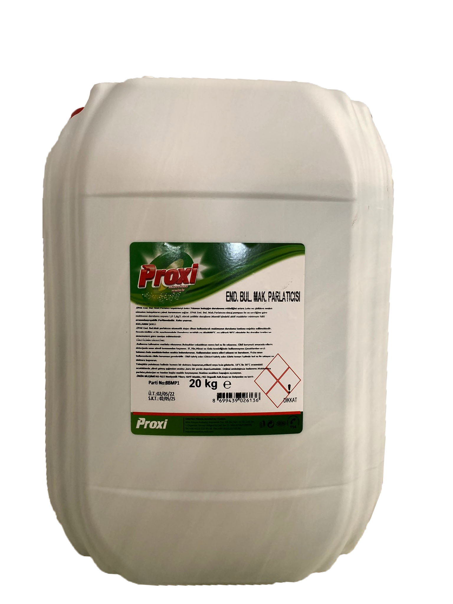 Proxi̇ bulaşik maki̇na parlatici 20 kg*1